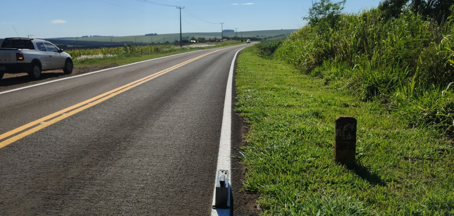 Der Pr Reforça Sinalização Em Rodovia Entre Campo Mourão E Araruna